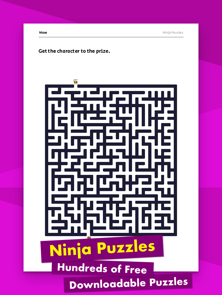 Medium Maze #3 - Free Printable PDF Puzzle