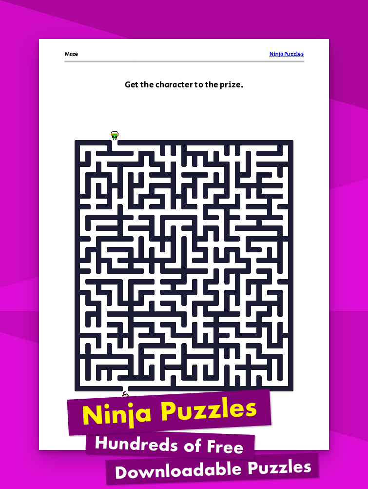 Medium Maze #30 - Free Printable PDF Puzzle