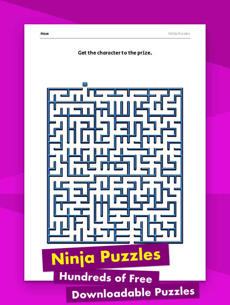 Medium Maze #7 - Free Printable PDF Puzzle