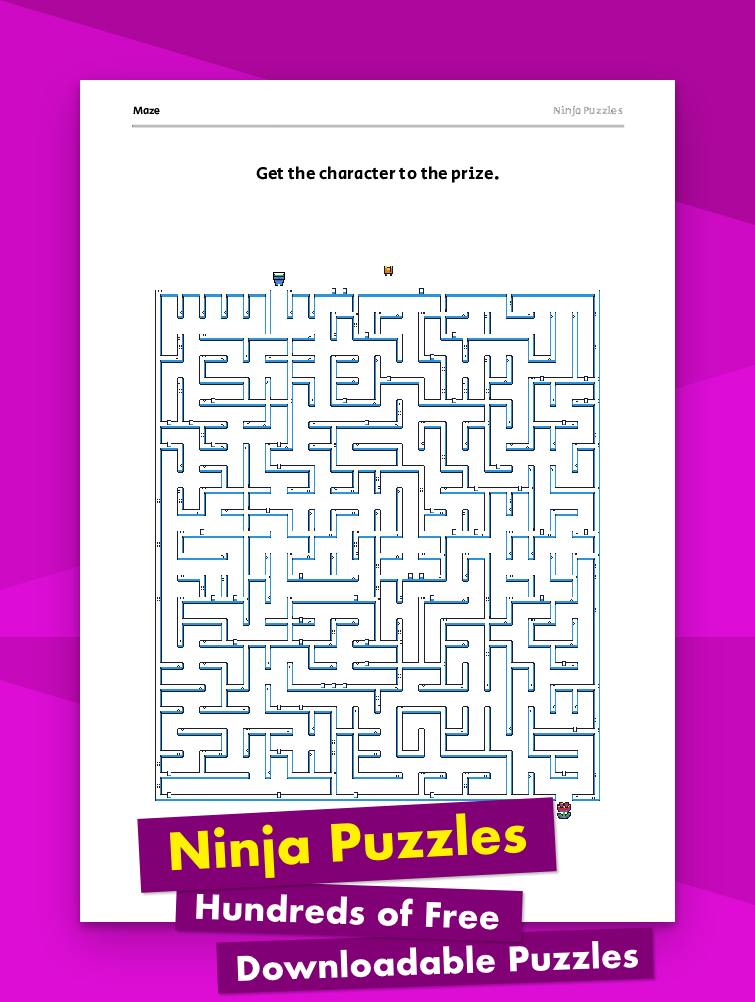Medium Maze #9 - Free Printable PDF Puzzle