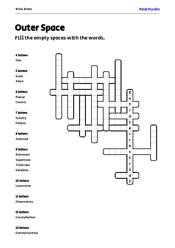 Download Outer Space Kriss-Kross PDF