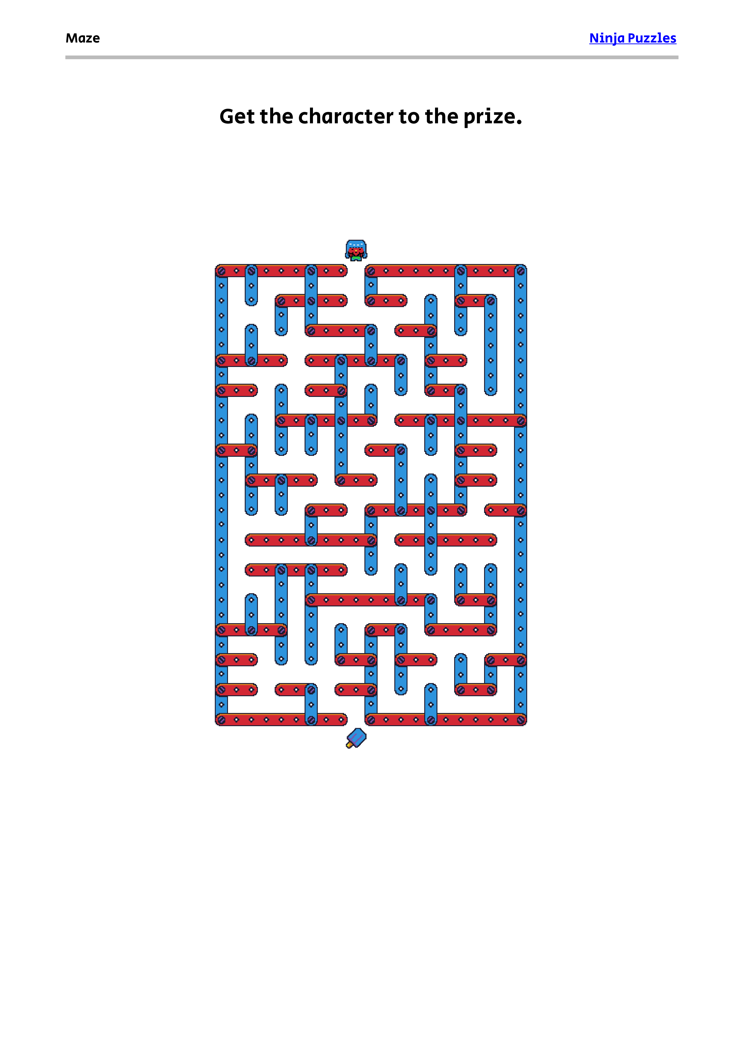 Download Easy Maze #27 Maze PDF Puzzle
