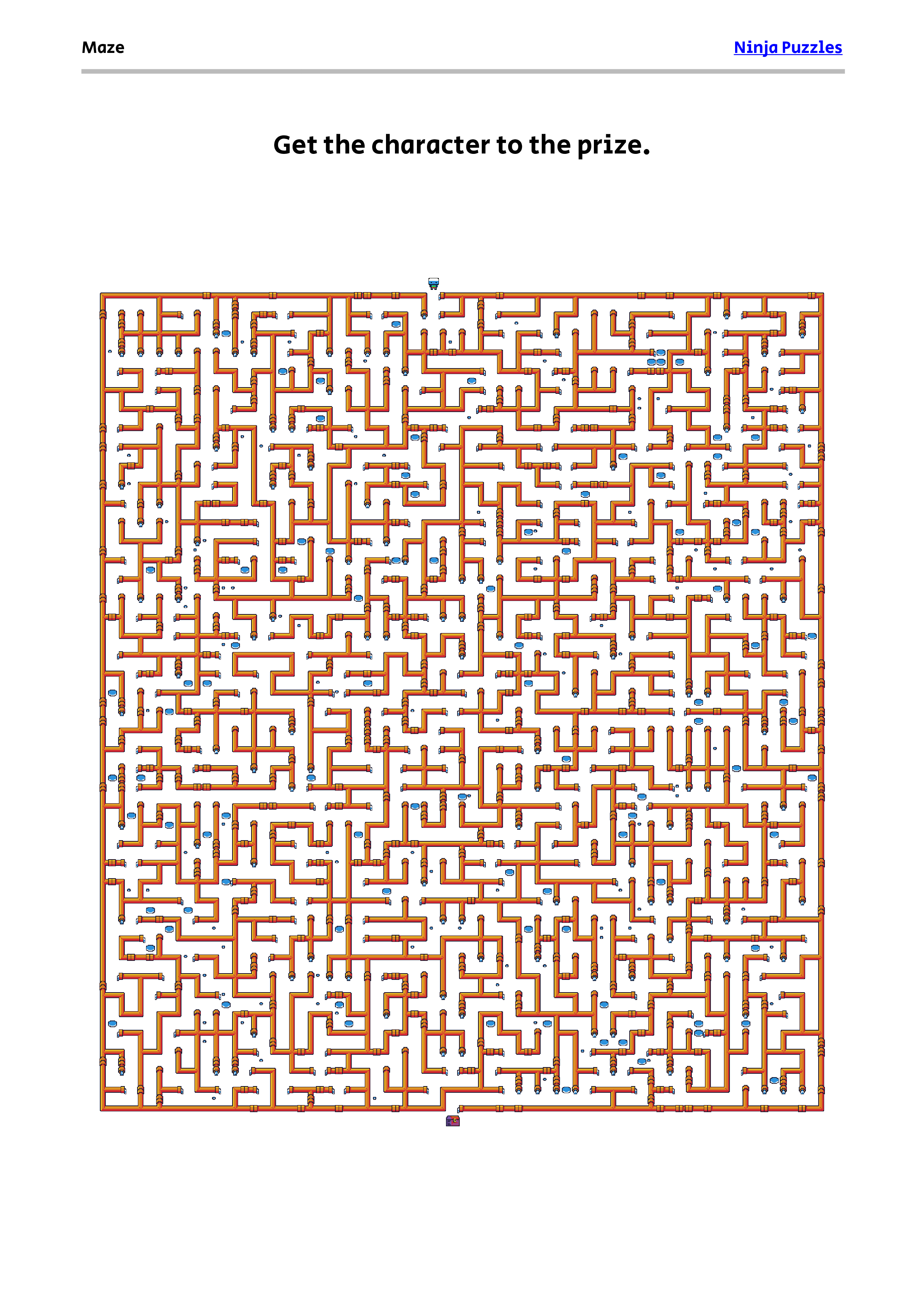 Download Hard Maze #26 Maze PDF Puzzle