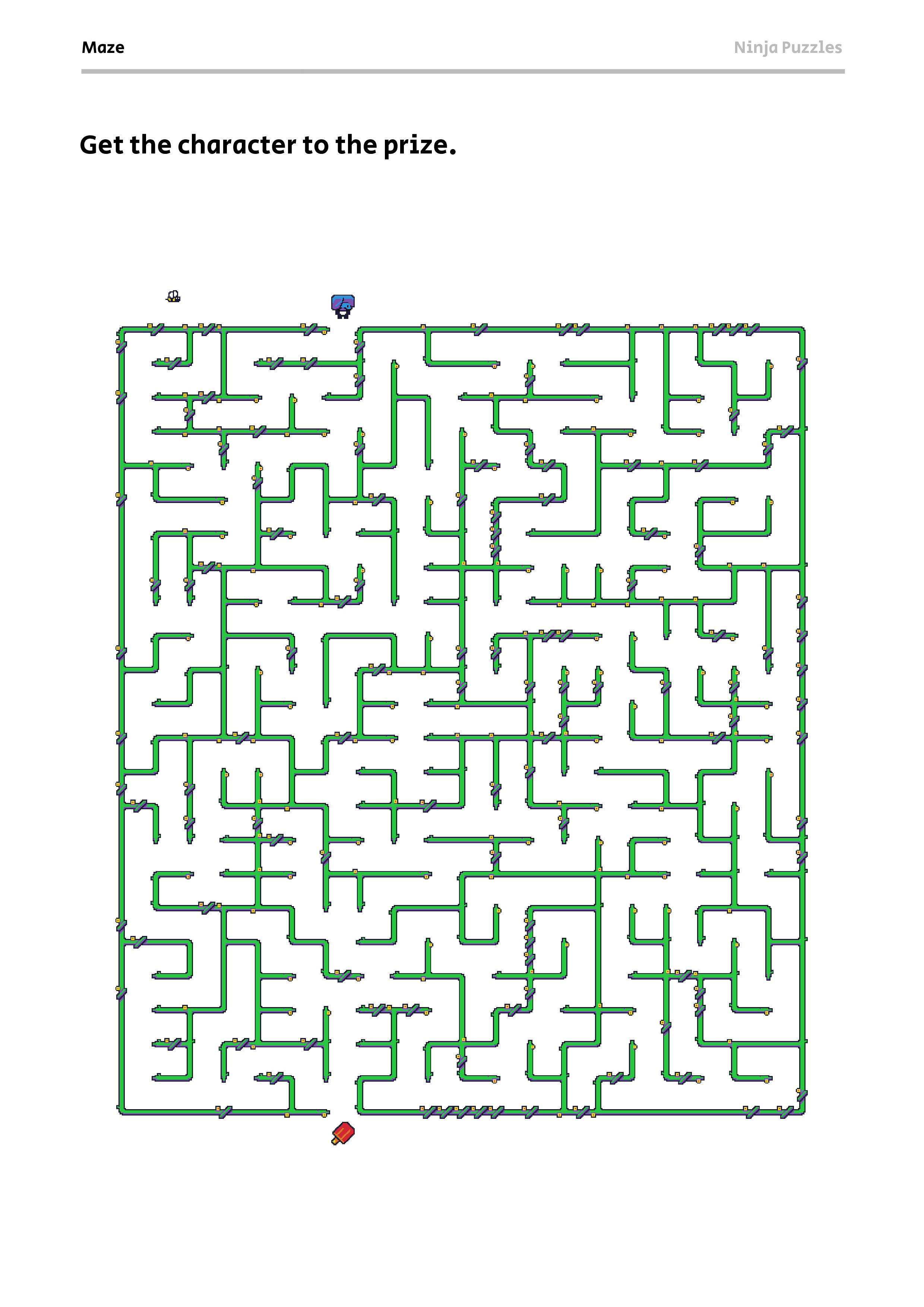 Medium Maze #1 - Free Printable PDF Puzzle