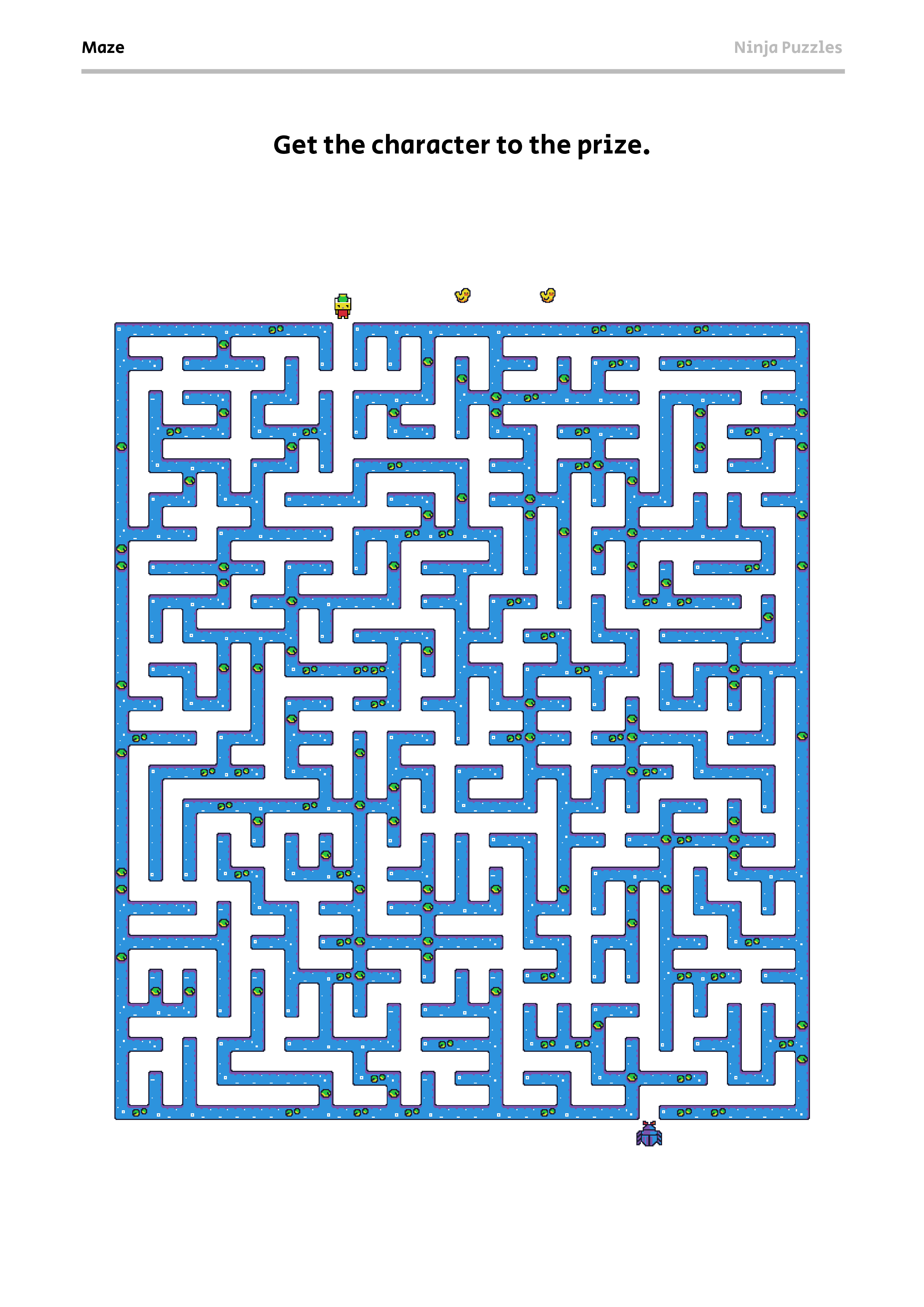 Medium Maze #11 - Free Printable PDF Puzzle