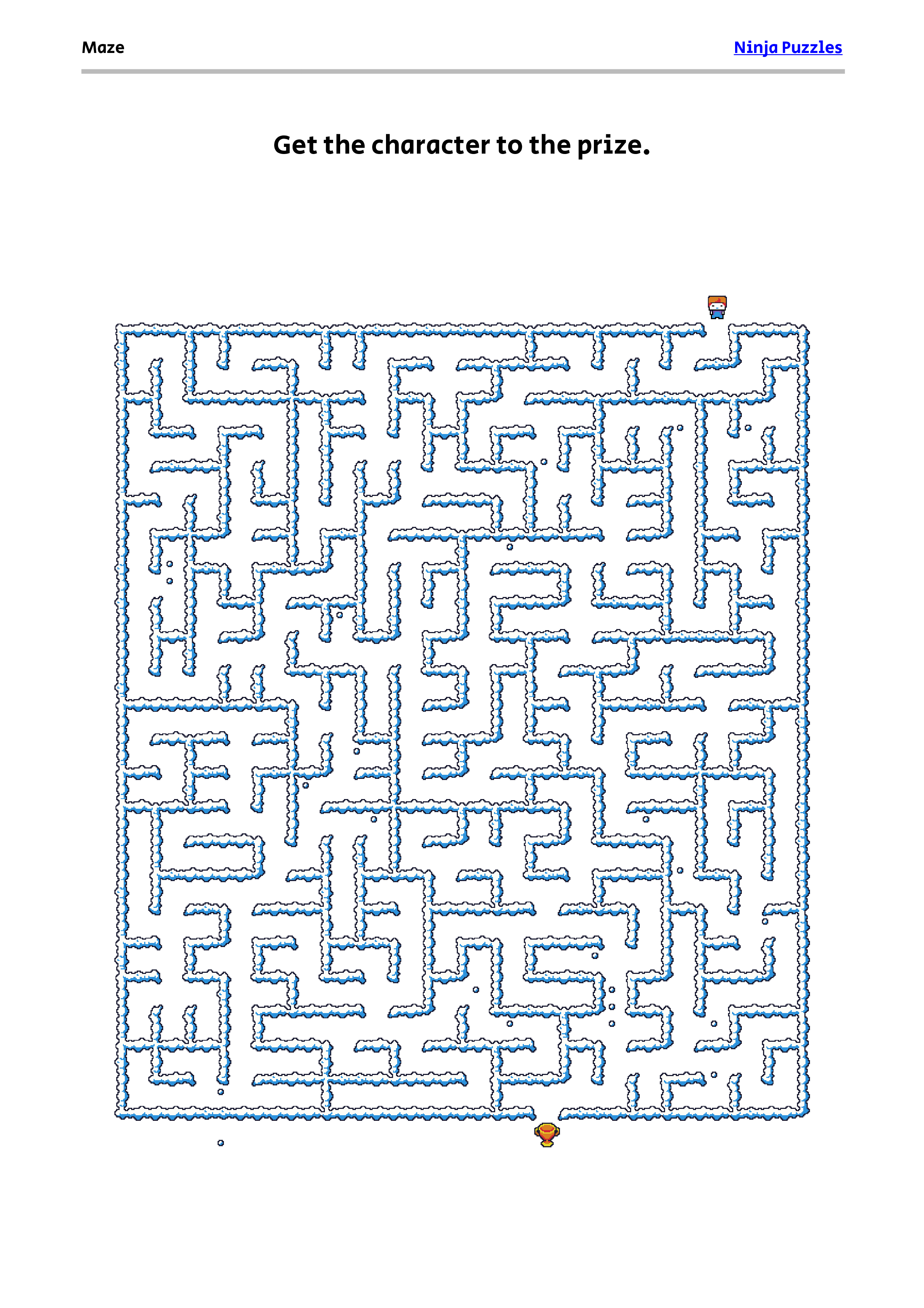 Download Medium Maze #17 Maze PDF Puzzle