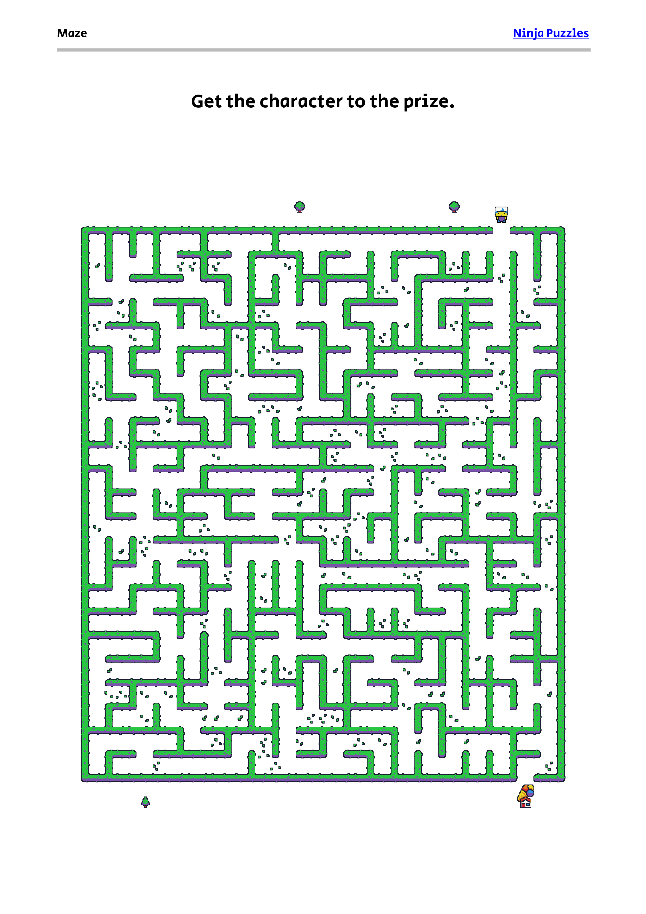 Medium Maze #18 - Free Printable PDF Puzzle