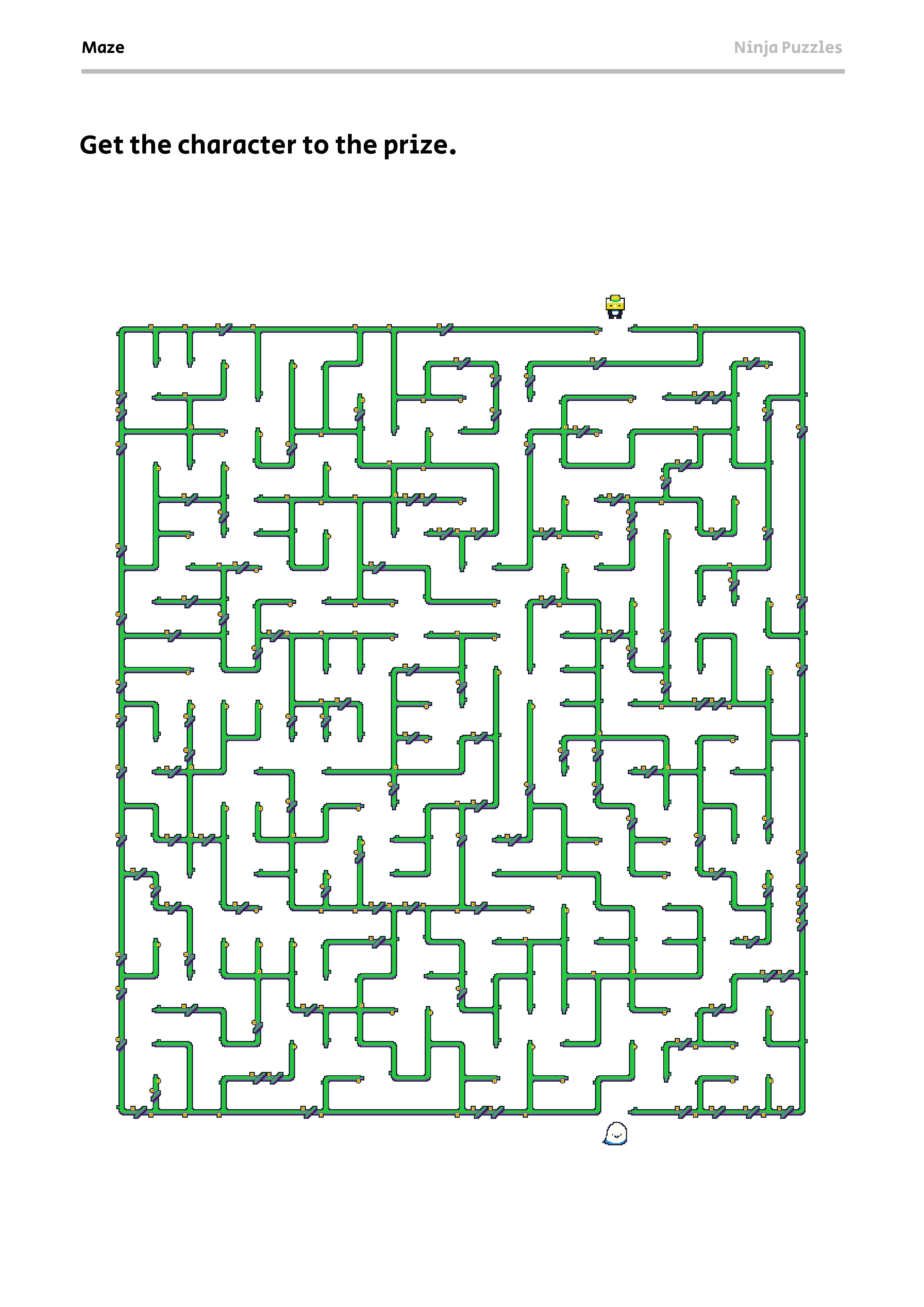 Medium Maze #2 - Free Printable PDF Puzzle