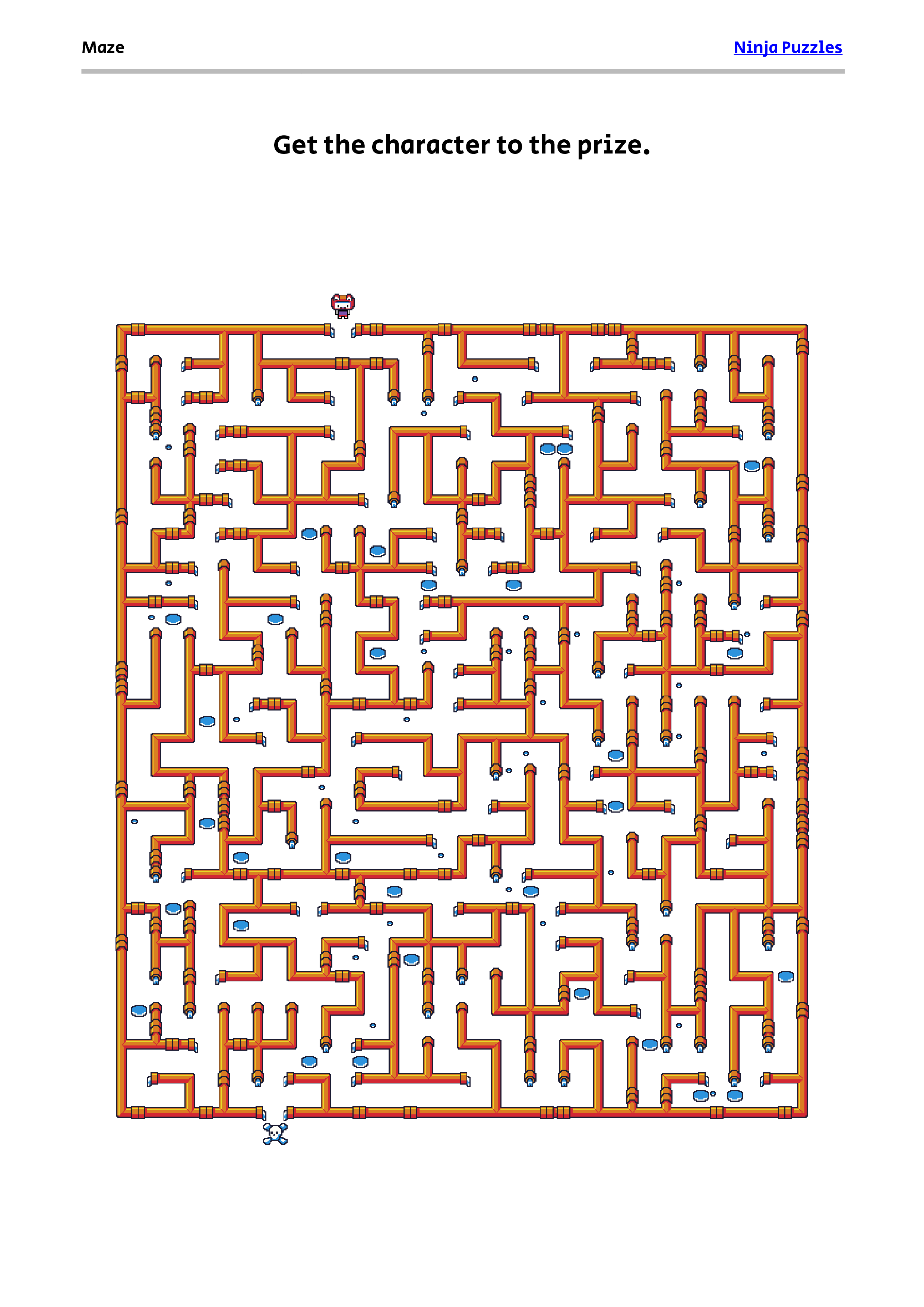 Medium Maze #26 - Free Printable PDF Puzzle