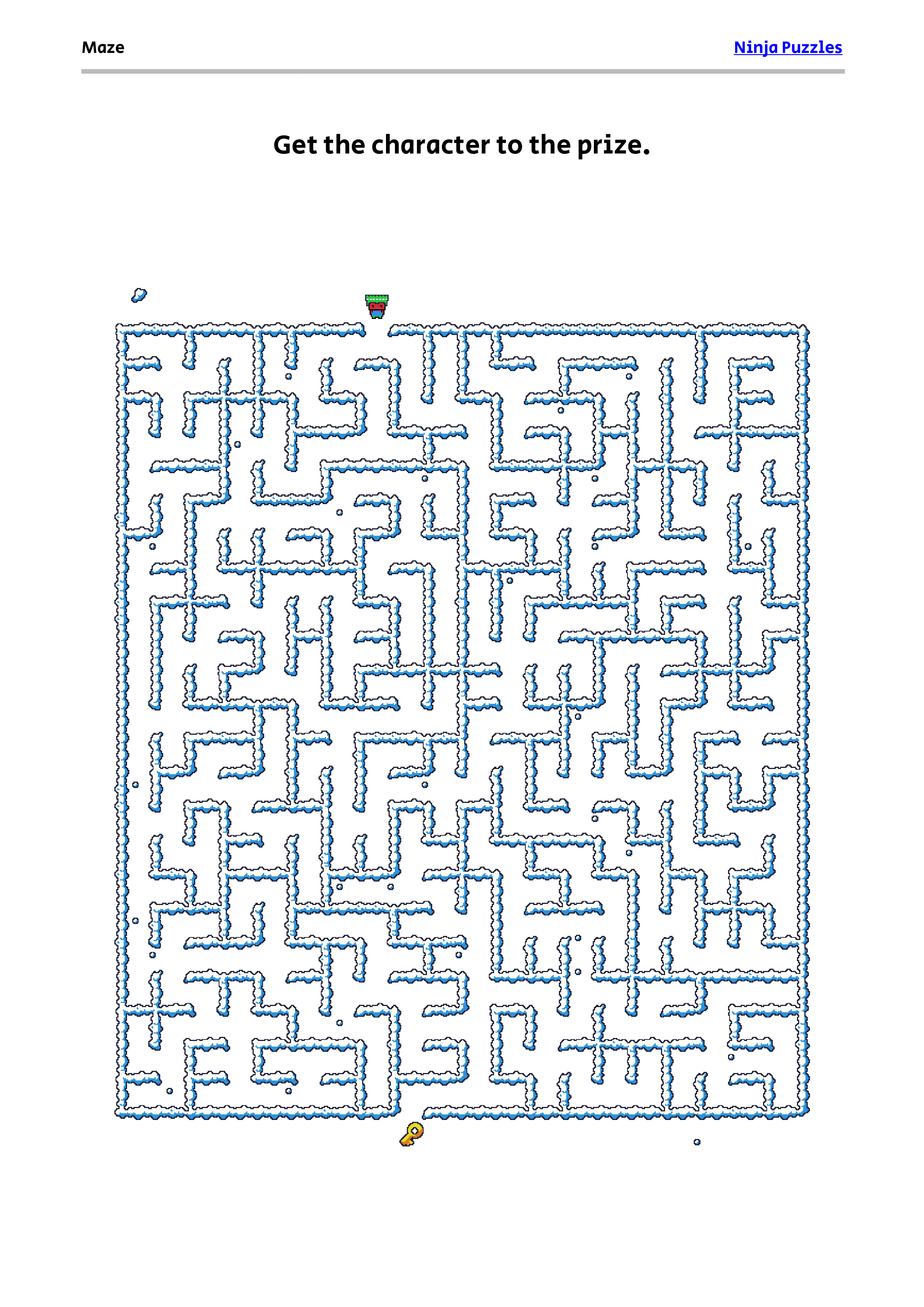 Medium Maze #29 - Free Printable PDF Puzzle