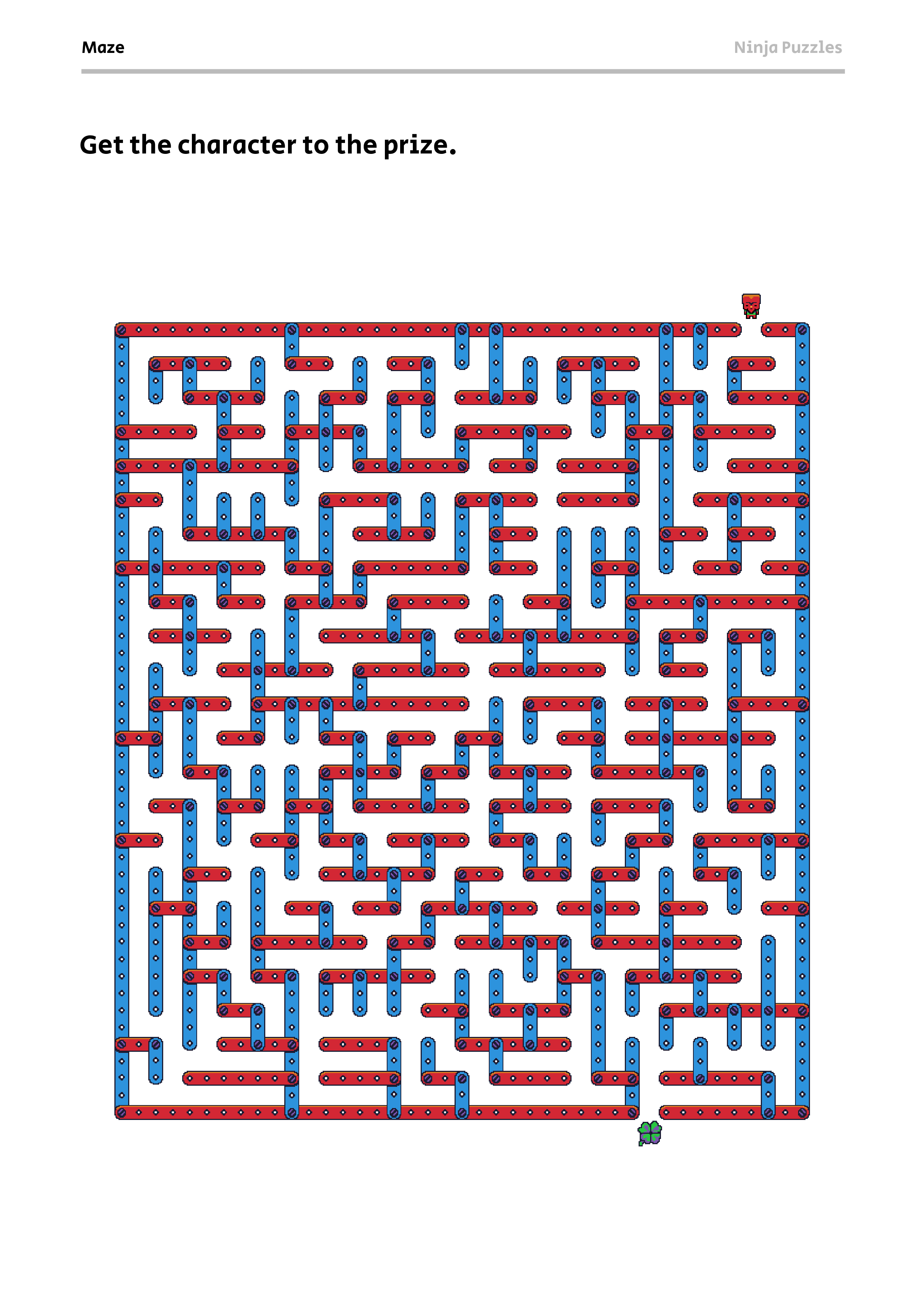 Medium Maze #4 - Free Printable PDF Puzzle