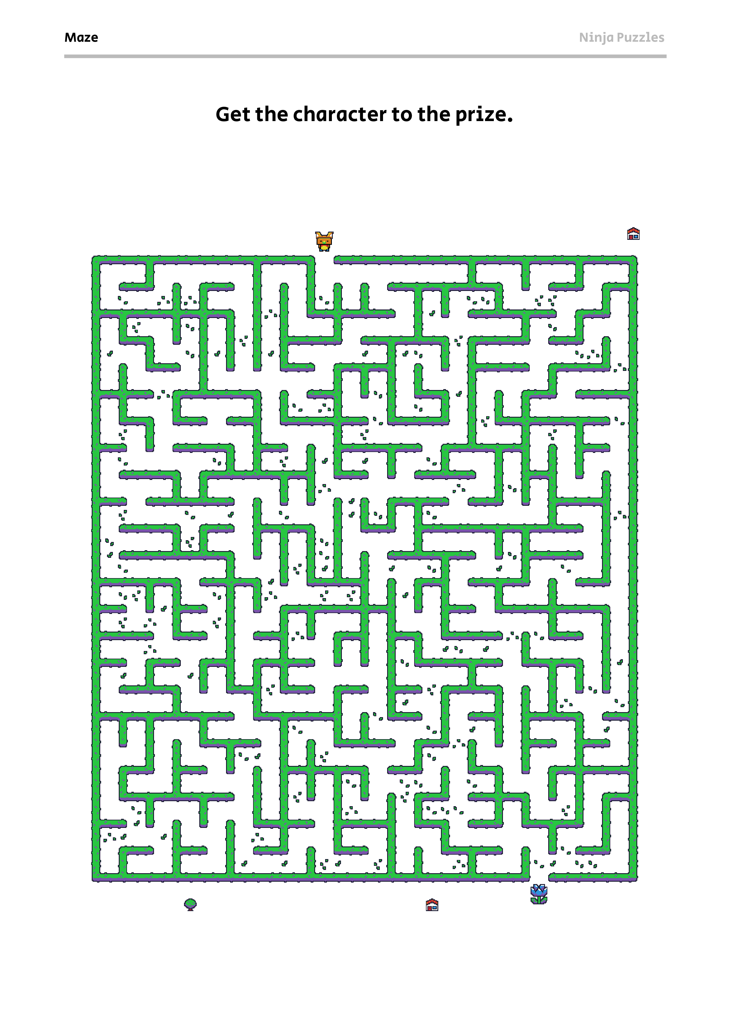 Medium Maze #6 - Free Printable PDF Puzzle