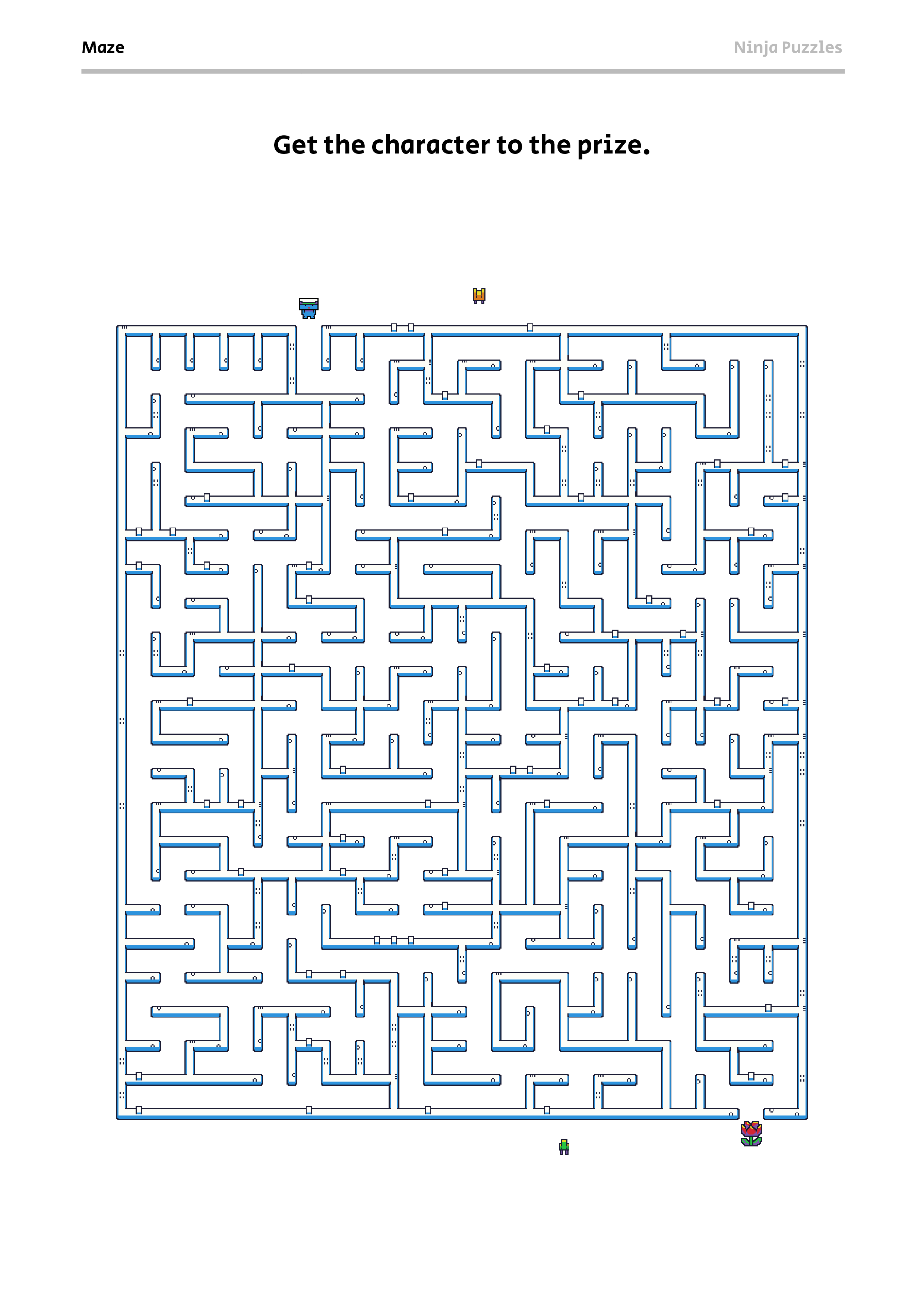 Medium Maze #9 - Free Printable PDF Puzzle
